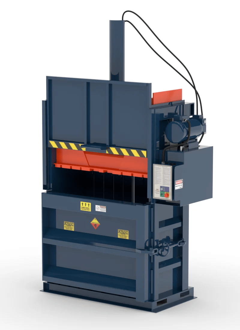 What Can You Put in a Vertical Baler? | Global Trash Solutions